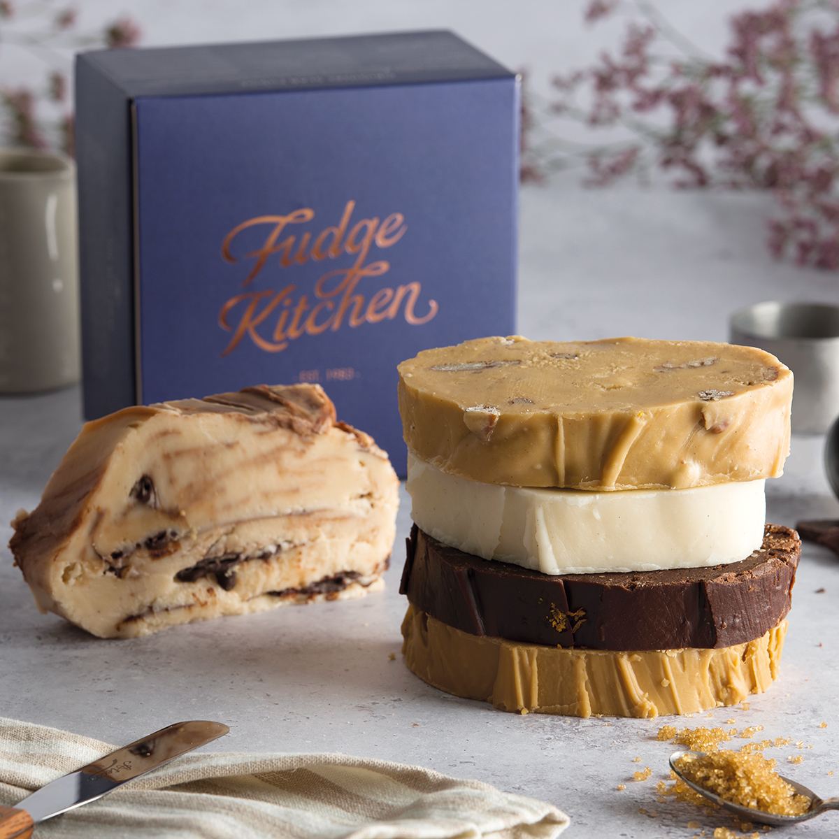 Fabulous Favourites Slab Fudge Selection - Gourmet Handmade Fudge Gift ...