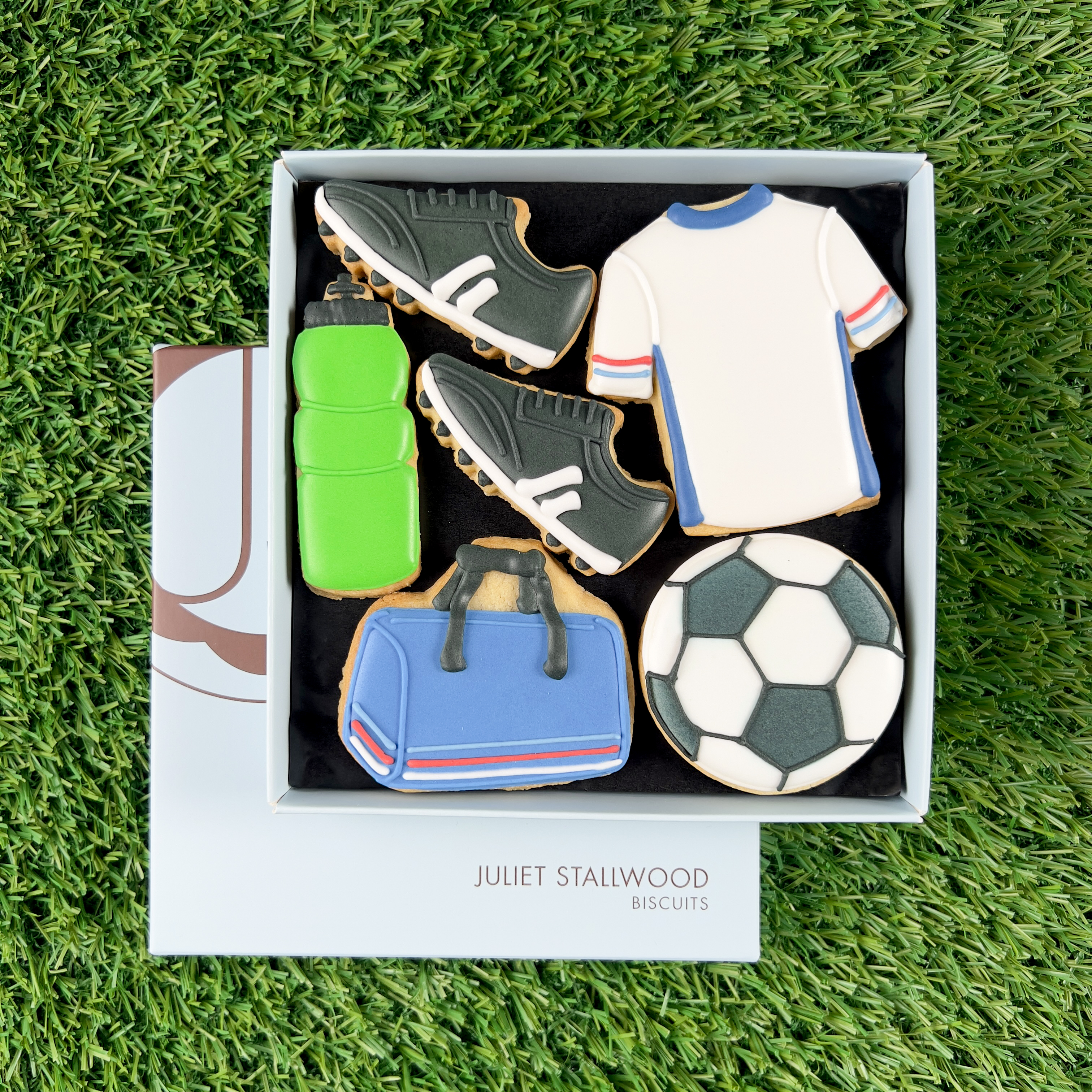 Football Biscuit Box - Yumbles.com