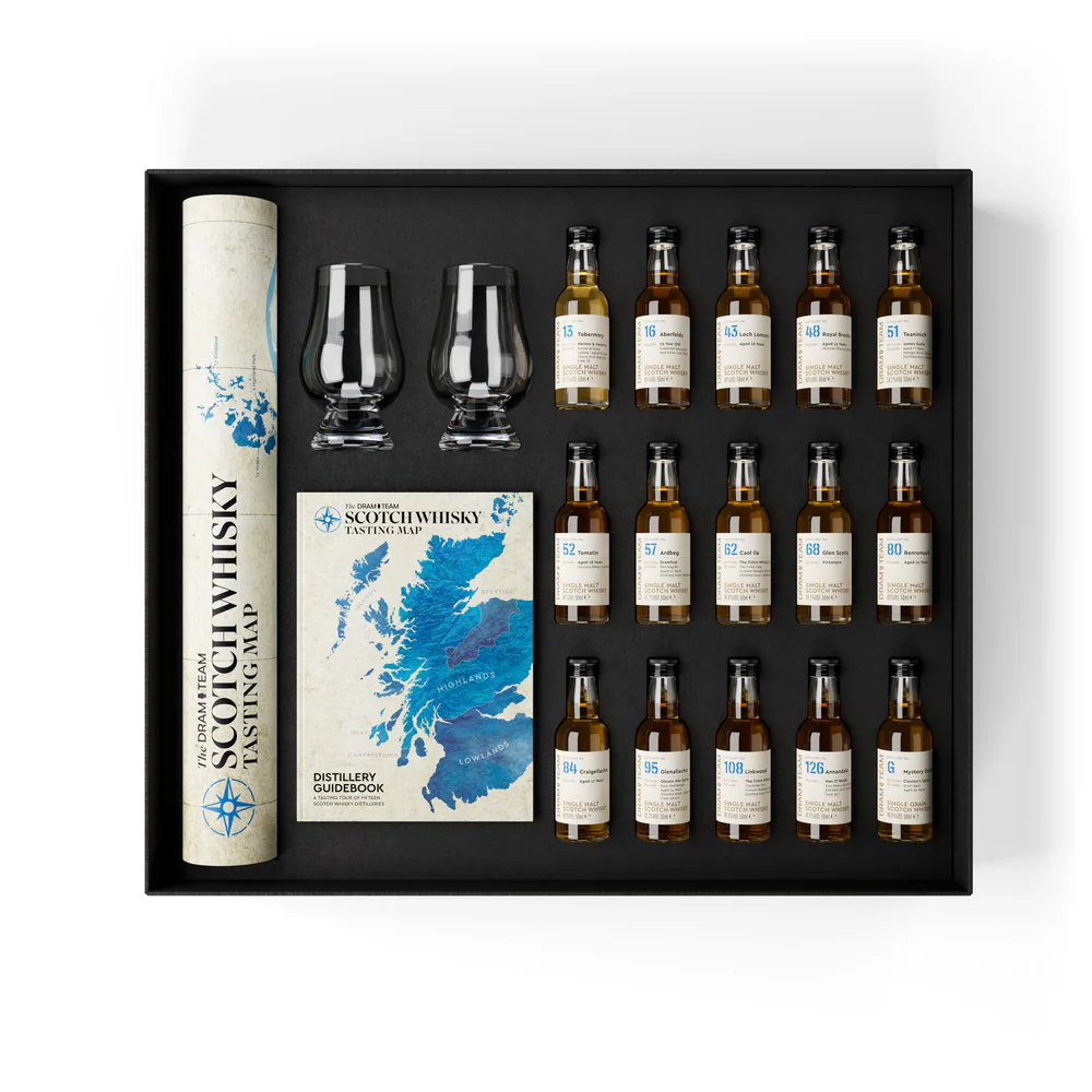 Scotch Whisky Tasting Experience Gift Box - 15 Exceptional Drams ...