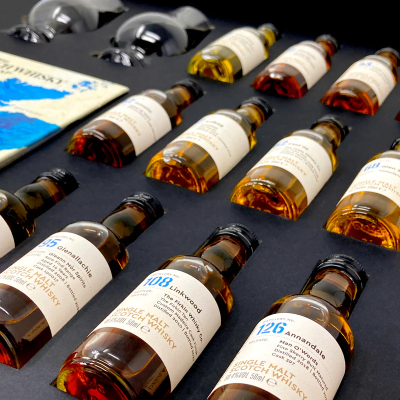Scotch Whisky Tasting Experience Gift Box - 15 Exceptional Drams ...