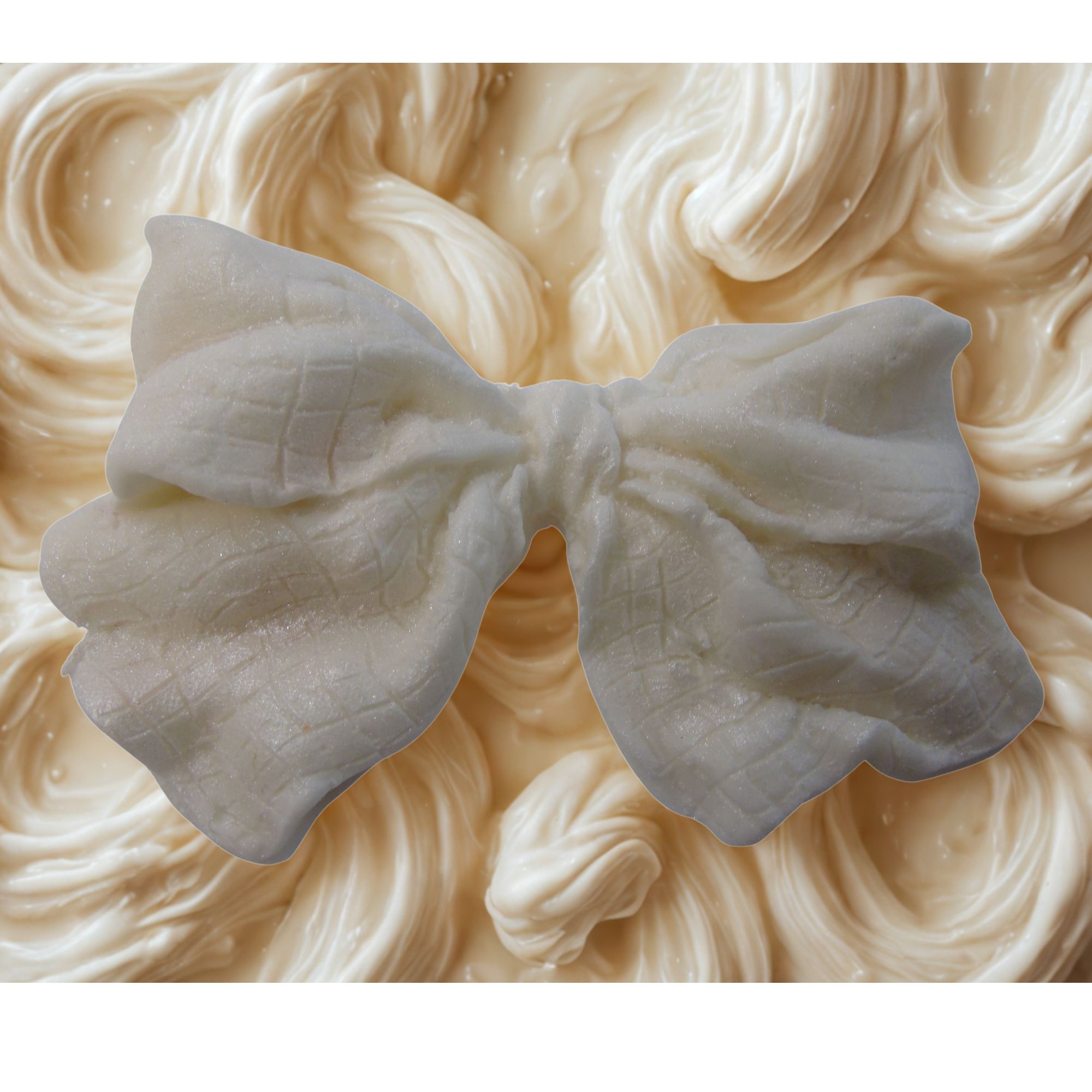 Edible Glitter Bow Cake Topper - Extra Large - Yumbles.com