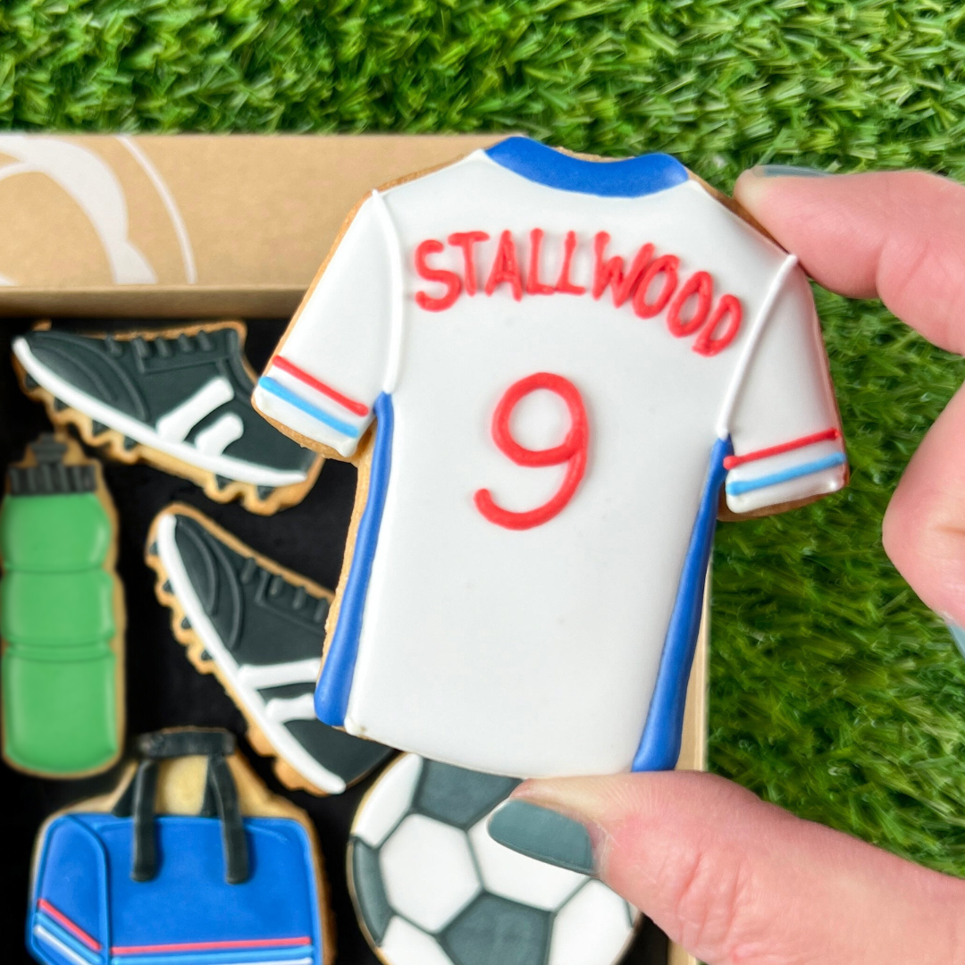 Football Biscuit Box - Yumbles.com