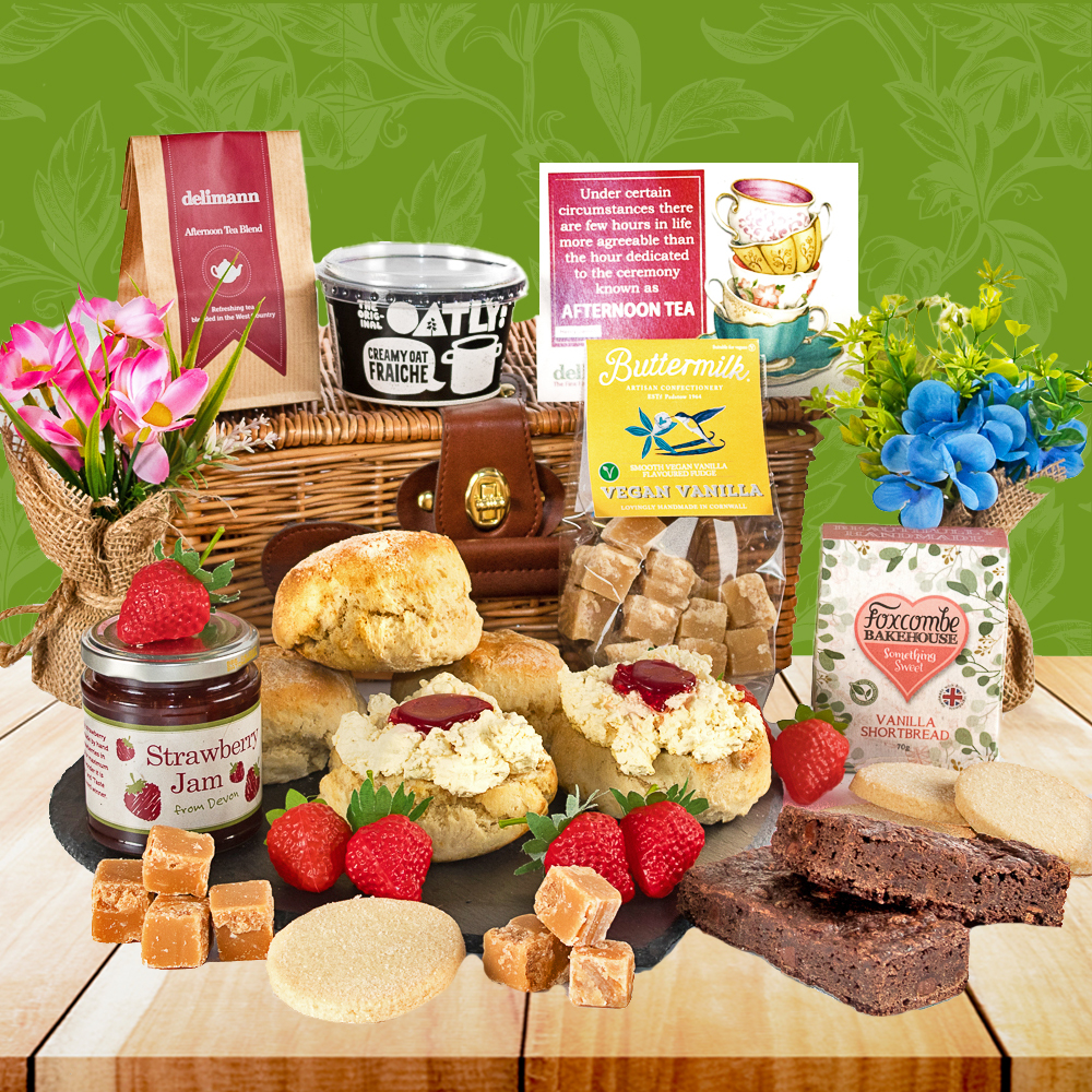 The Vegan Afternoon Tea Hamper - Yumbles.com