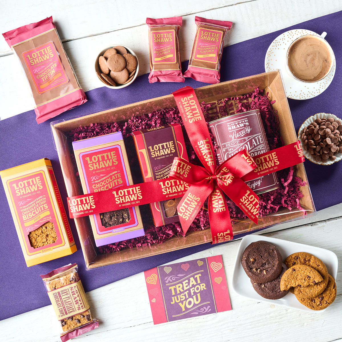 Chocoholics Baked Treats Hamper - Handcrafted in Yorkshire - Yumbles.com