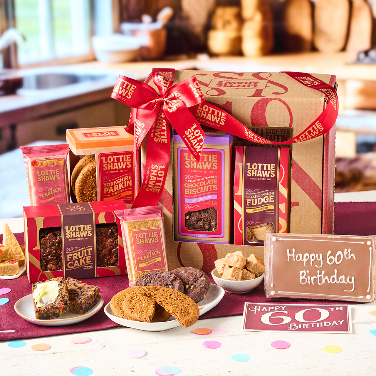 Milestone Birthday Luxury Treats Hamper - 40th, 50th, 60th, 70th, 80th ...