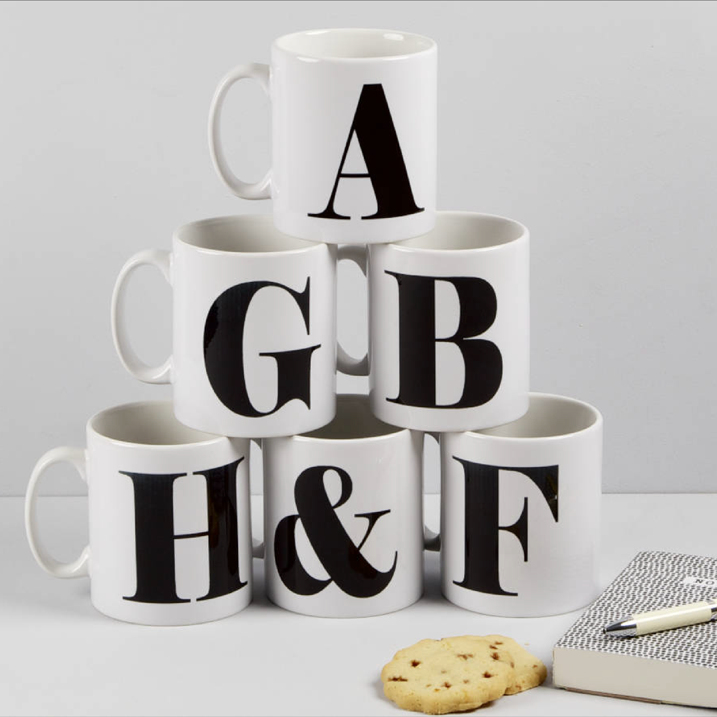 Personalised Alphabet Mugs - Yumbles.com