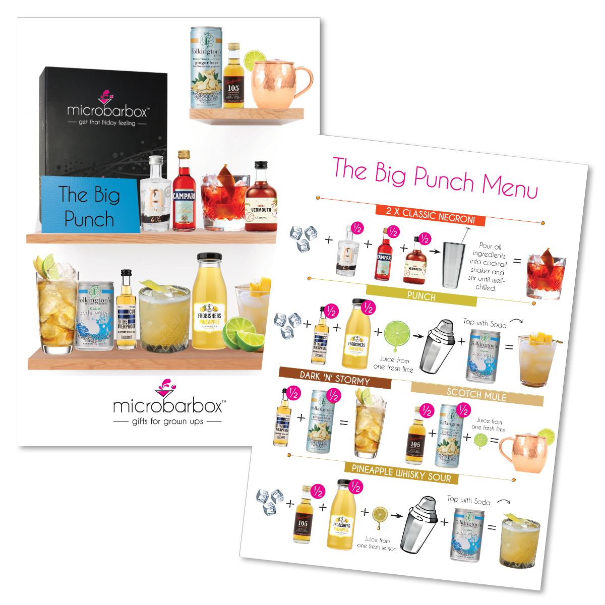 The Big Punch Overproof Cocktail Gift Set - Yumbles.com
