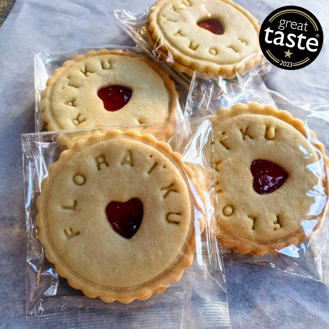 Impressed Christmas Jam Cookies - Individually Wrapped - Yumbles.com
