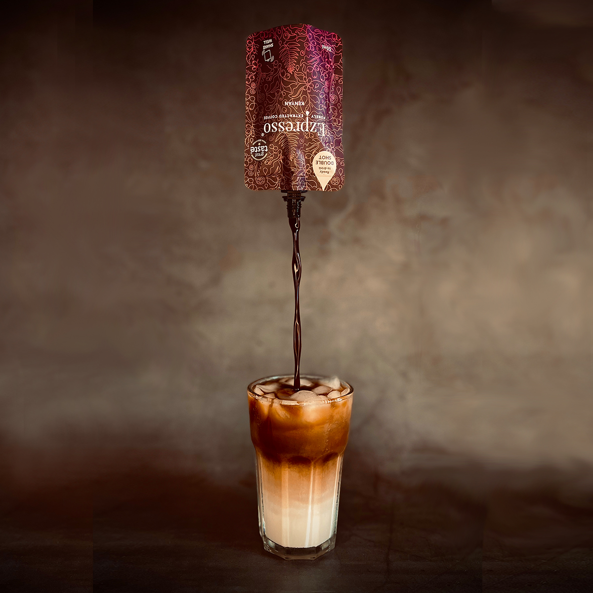 Brazilian - Espresso Strength Liquid Coffee Concentrate - Double Shot 50ml Pouches - Yumbles.com