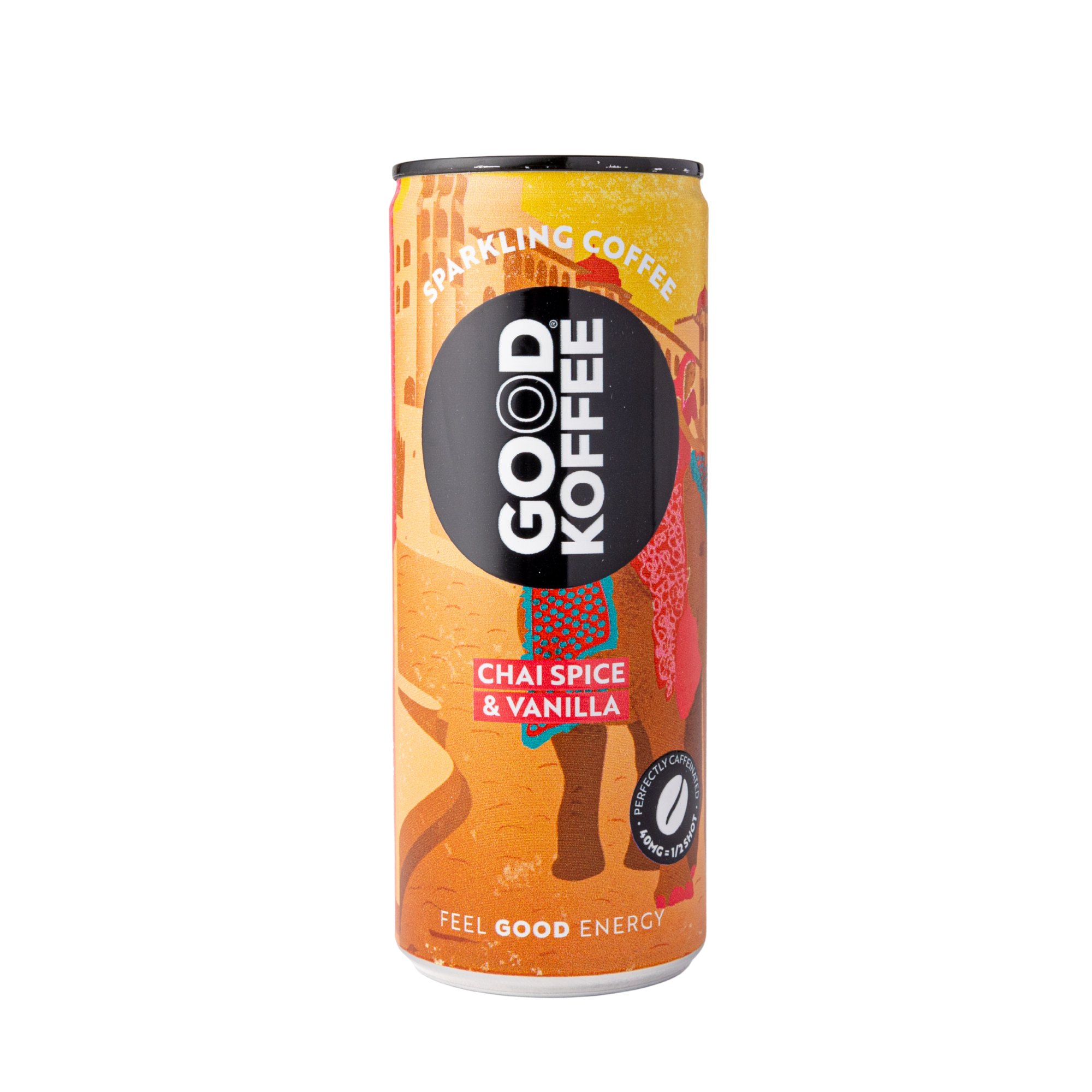 Chai Spice & Vanilla Sparkling Coffee - India - 12 x 250ml Cans ...