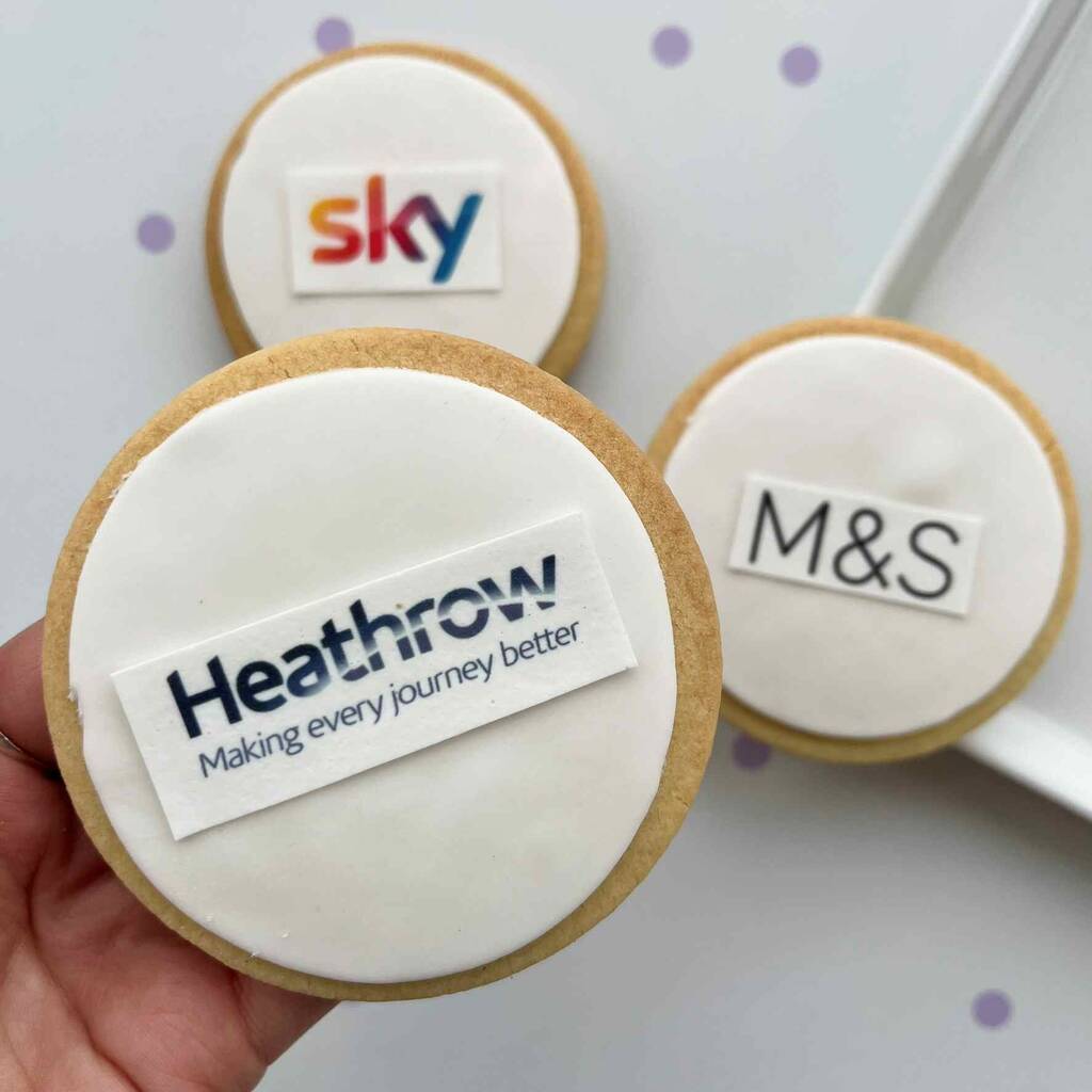 Personalised Branded Corporate Cookies - Yumbles.com