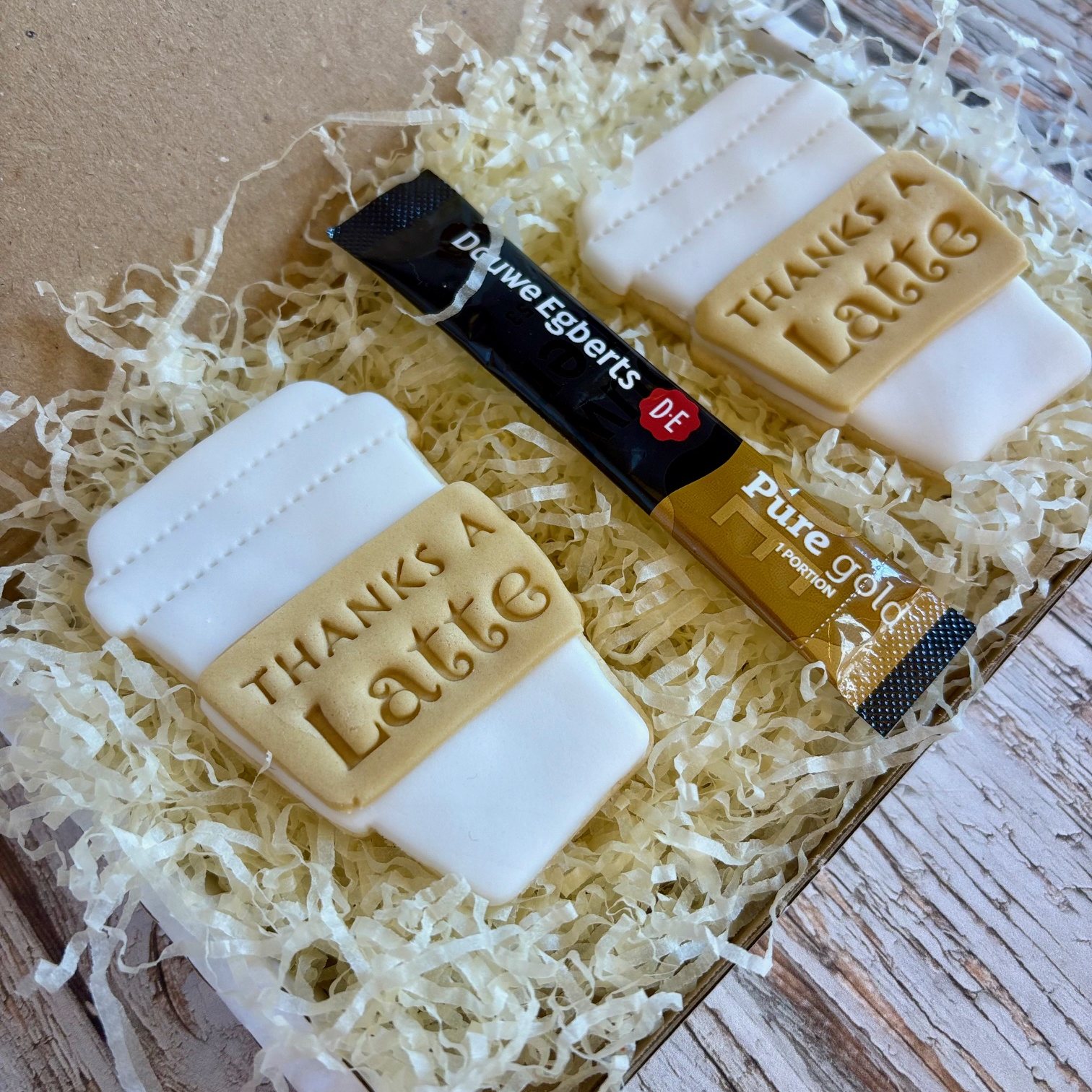 Team or Client Thank You Biscuit Gift Box - Edible Logo Option ...