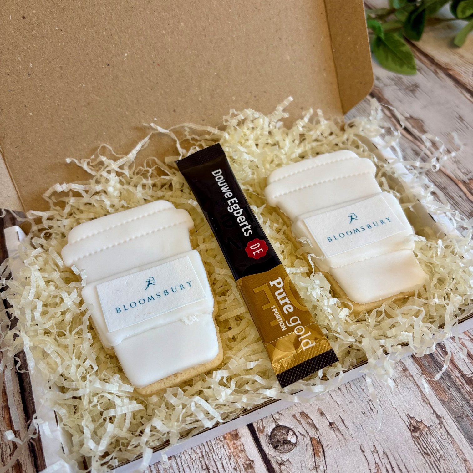 Team or Client Thank You Biscuit Gift Box - Edible Logo Option ...