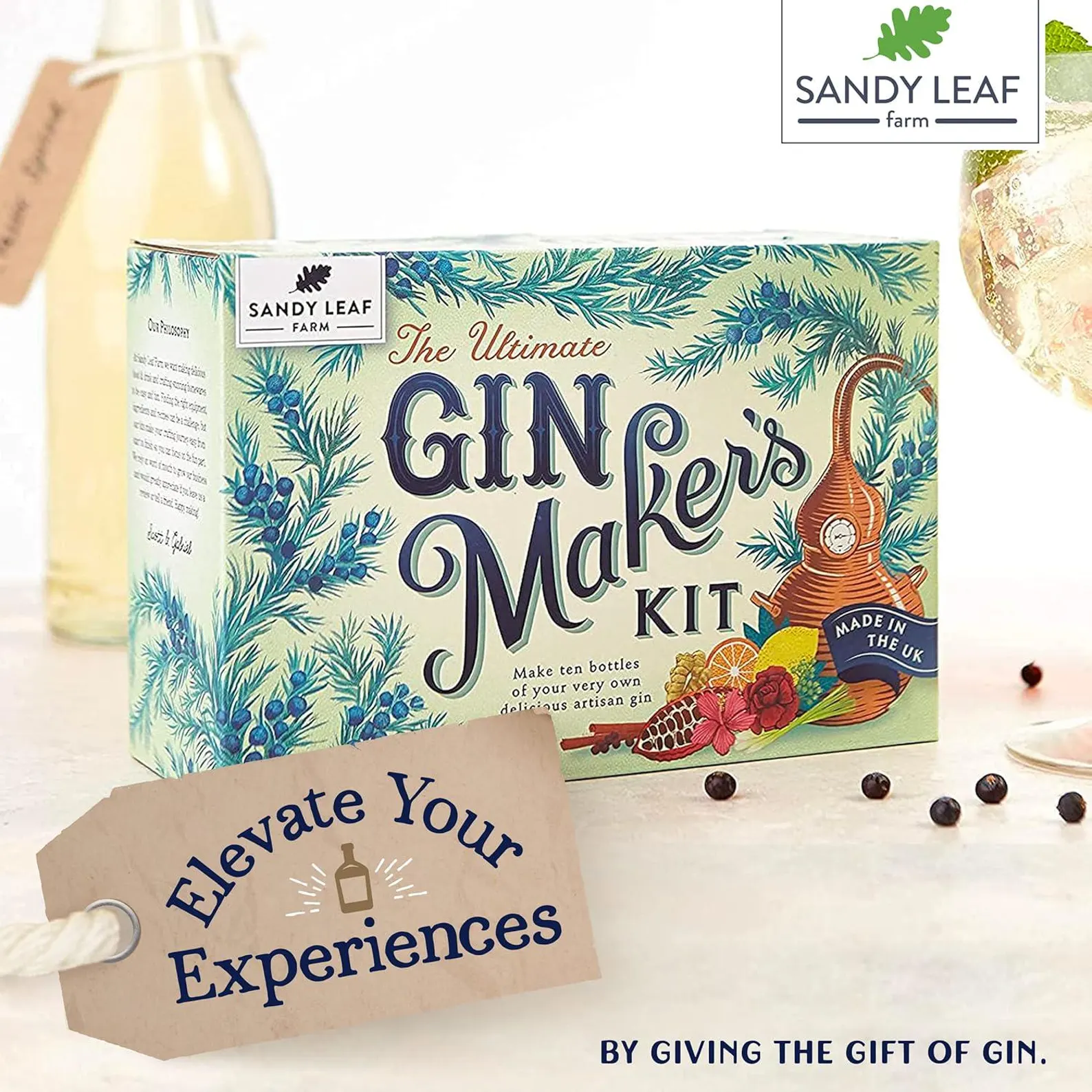 Ultimate Gin Making Kit - Make Your Own Botanical Gin - Makes 10 x ...