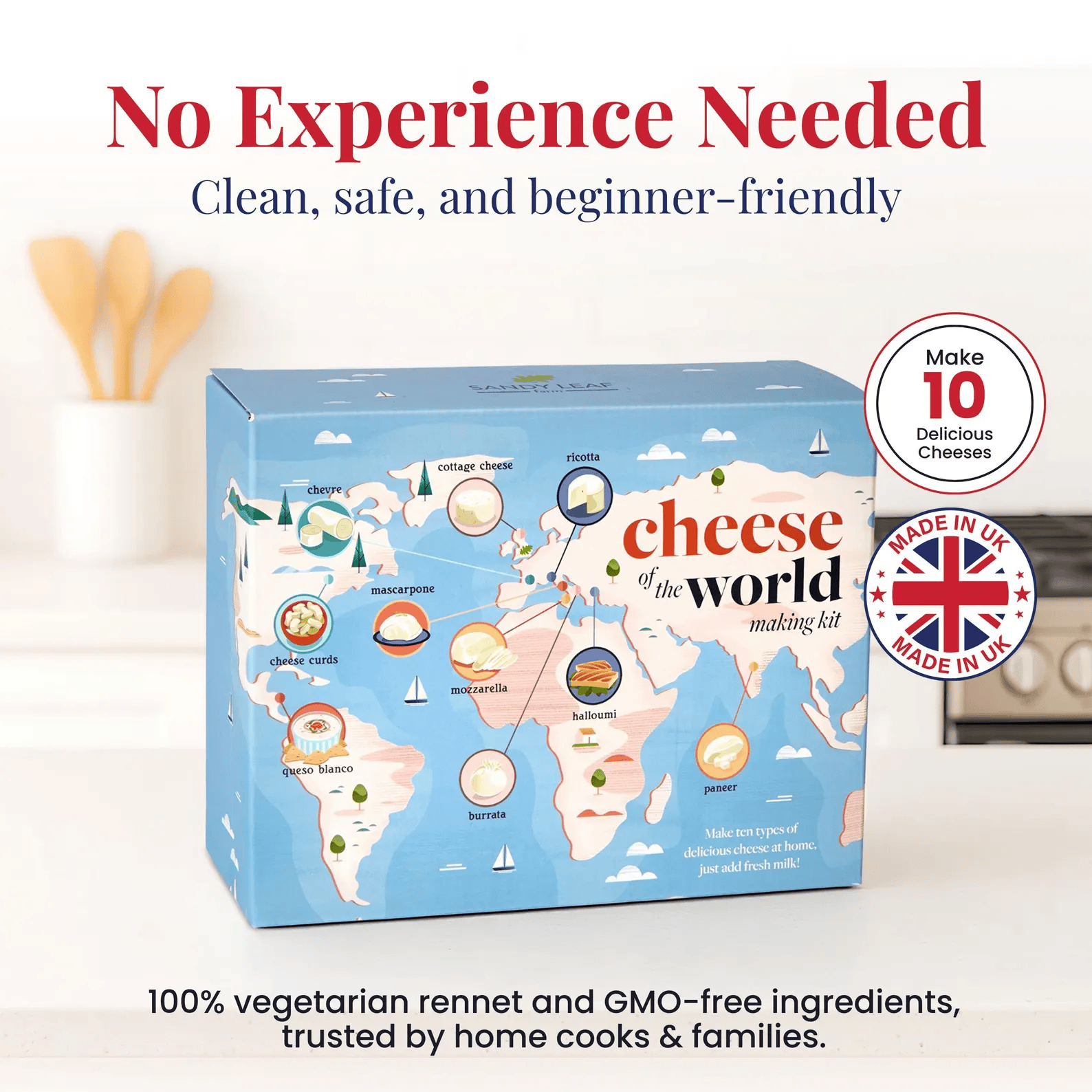 Make Your Own Cheeses Kit - 10 Different Cheeses - Yumbles.com