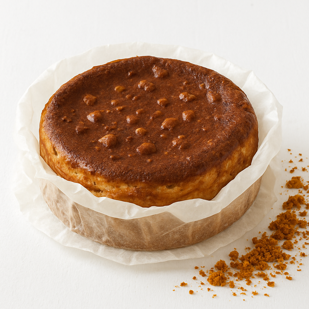 Biscoff Burnt Basque Cheesecake - Yumbles.com