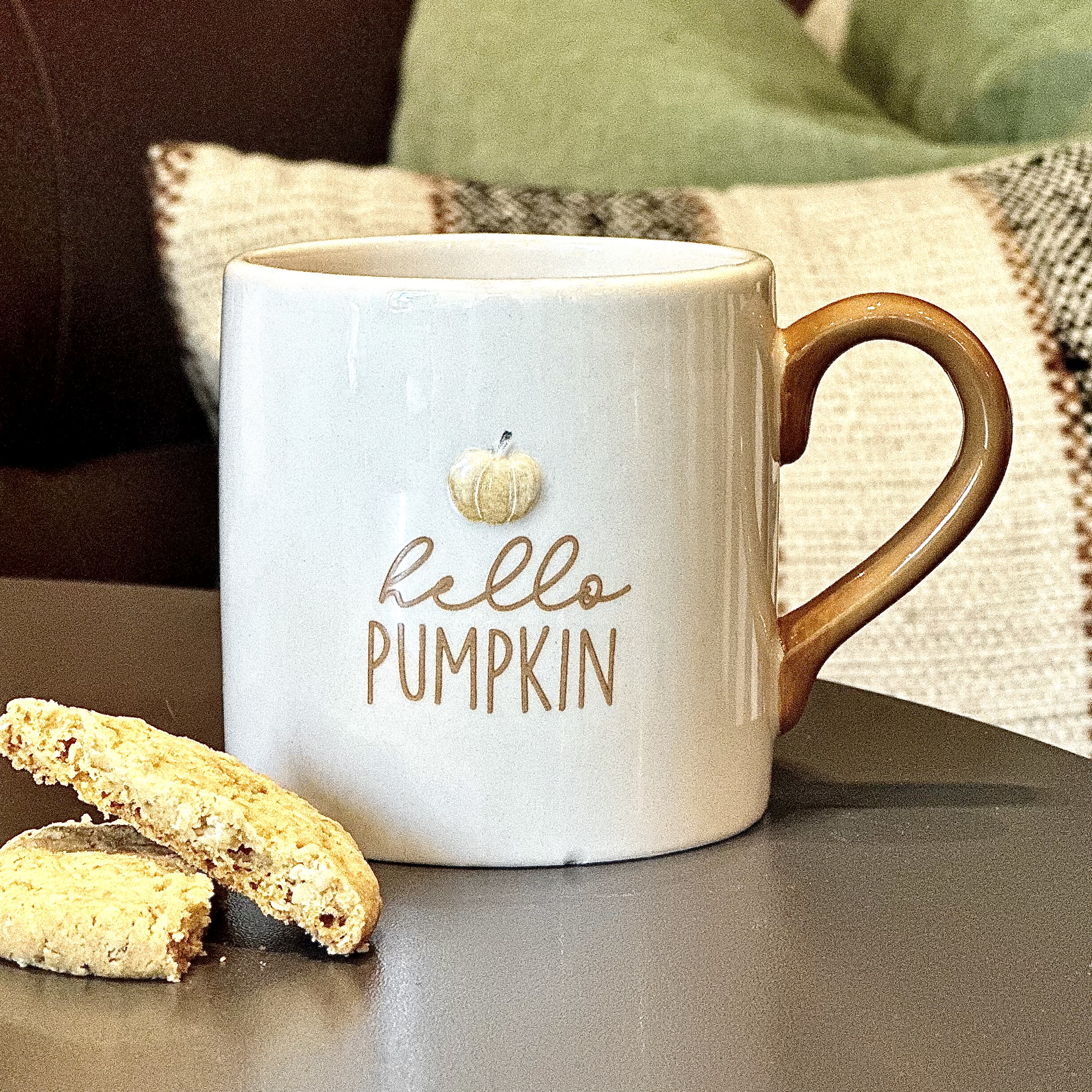 Hello Pumpkin Mug - Yumbles.com