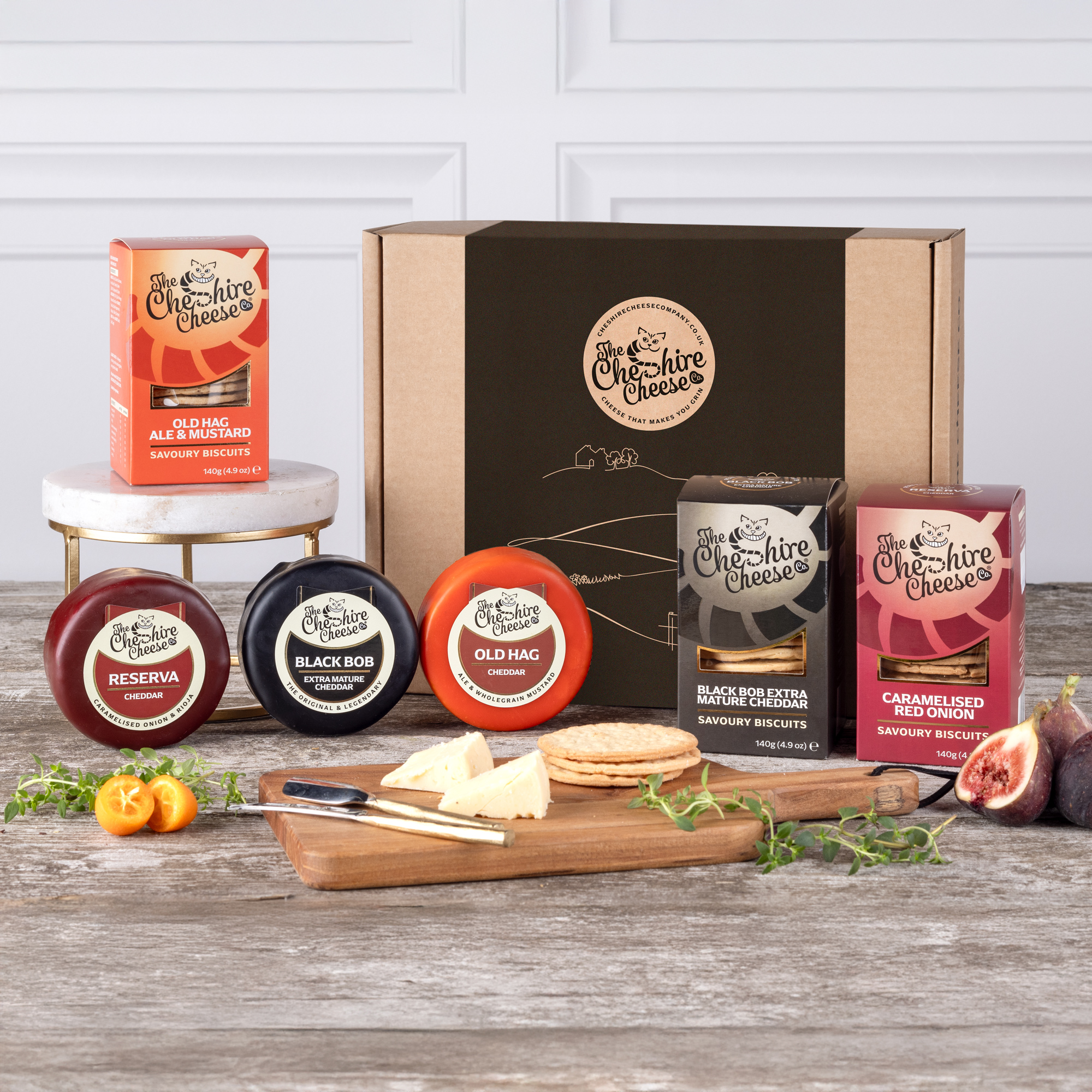 Triple Treat, Cheese & Biscuits Gift Box - Yumbles.com