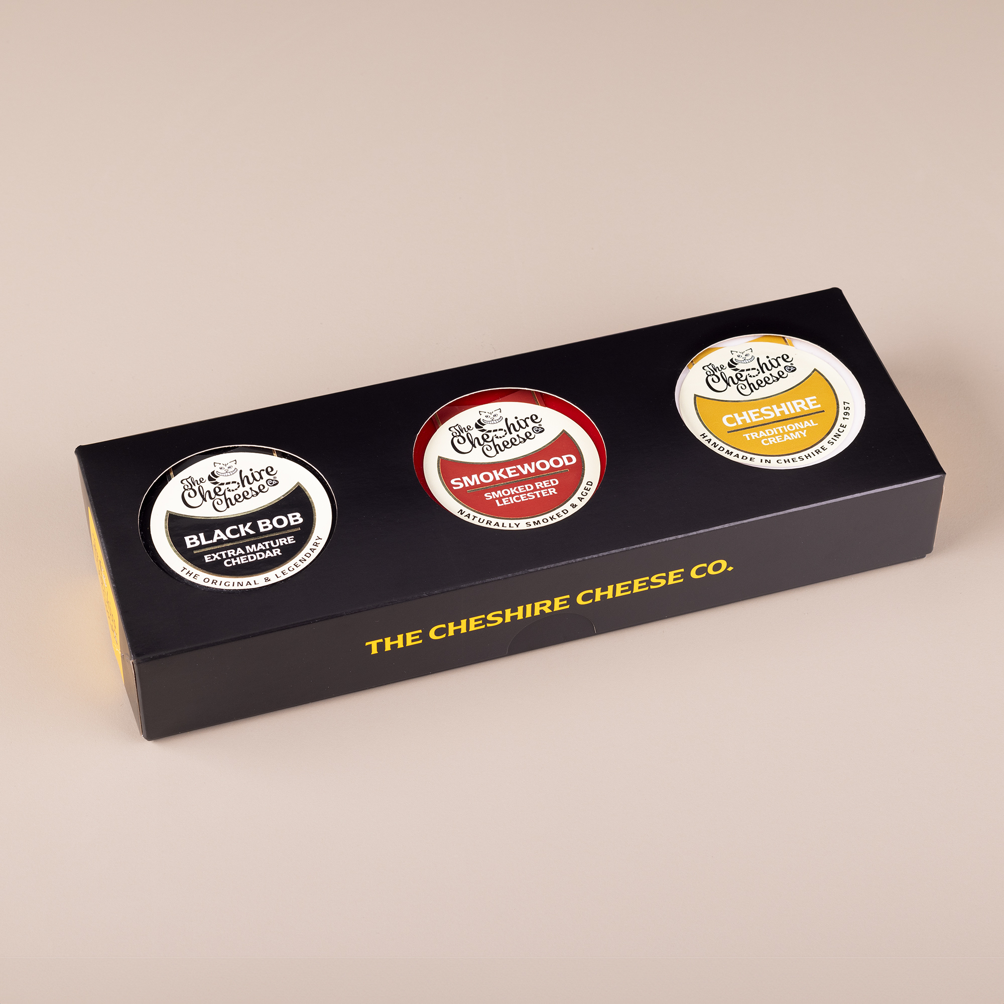 Traditional Trio of Cheese Gift Box | 3 x Luxury Waxed Cheese Truckles ...