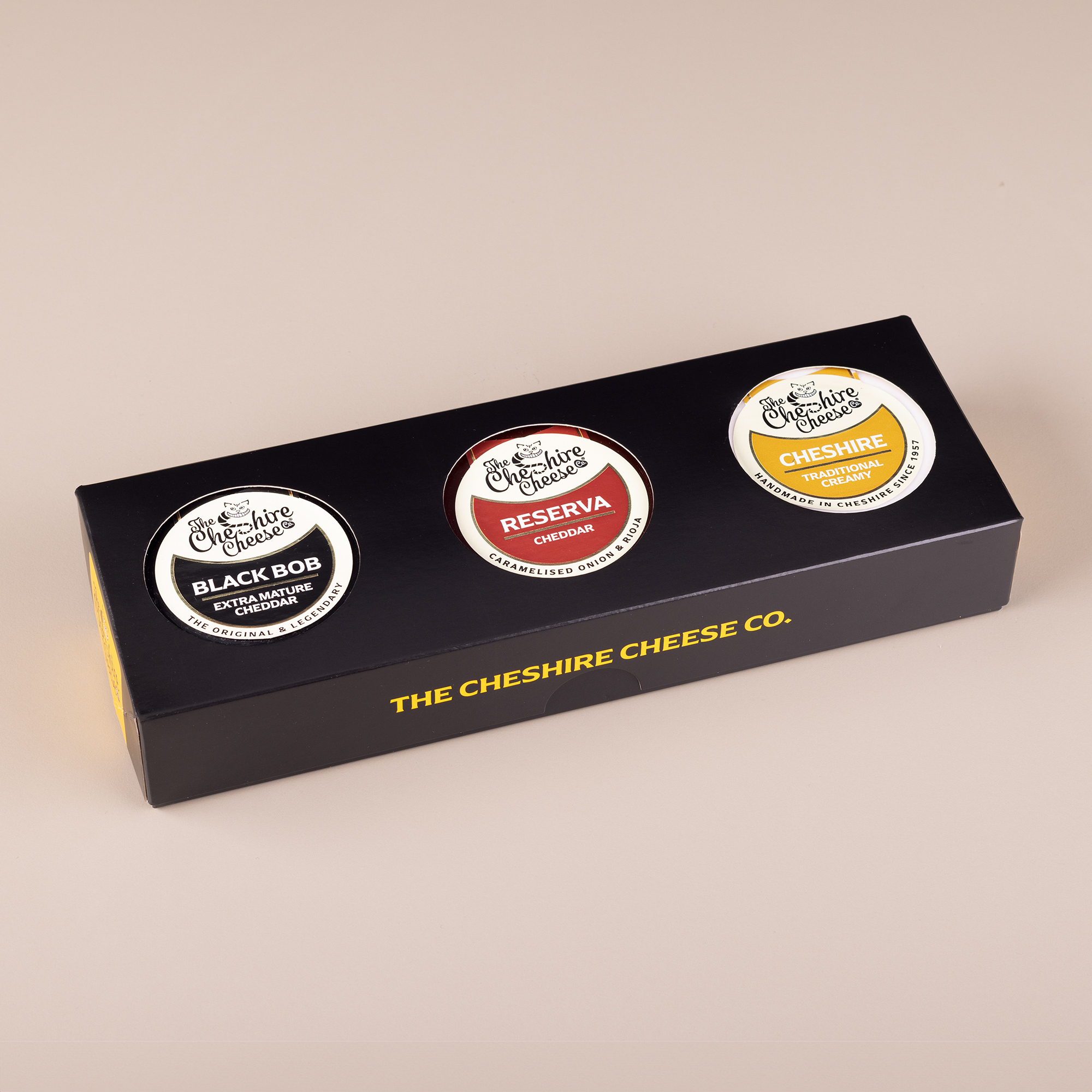 Bestsellers Trio of Cheese Gift Box - 3 Luxury Waxed Cheese Truckles ...