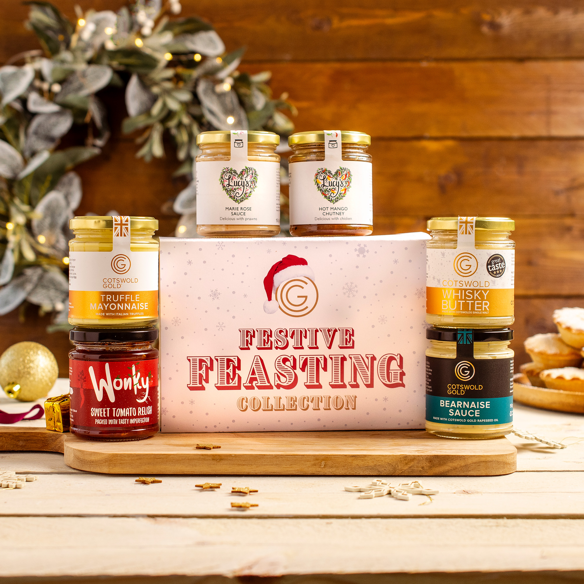 Cotswold Gold Festive Feasting Collection Box - Yumbles.com