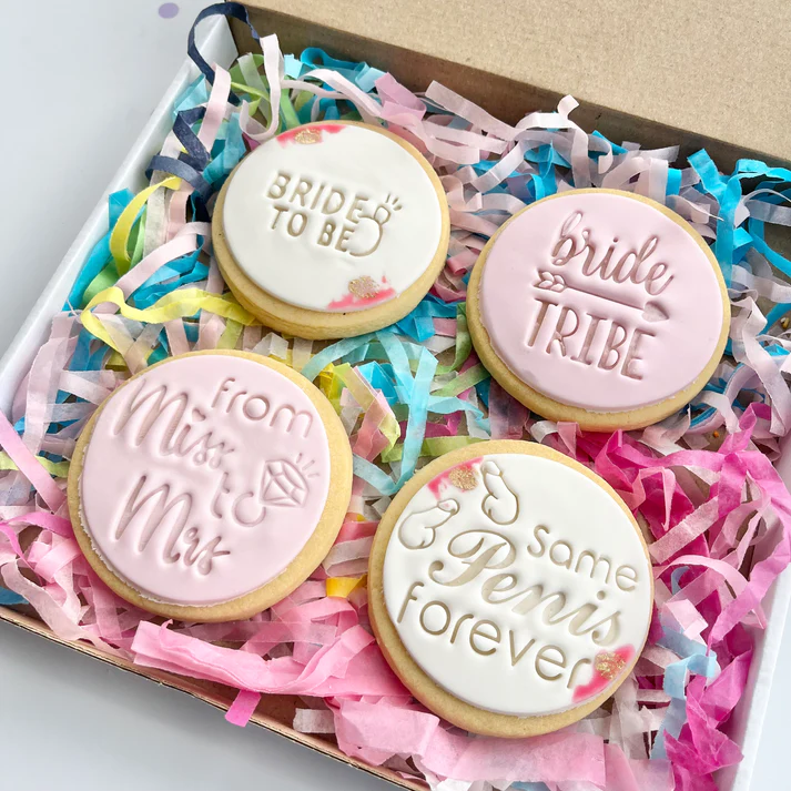 Bride Tribe Hen Do Biscuit Gift Box - Yumbles.com
