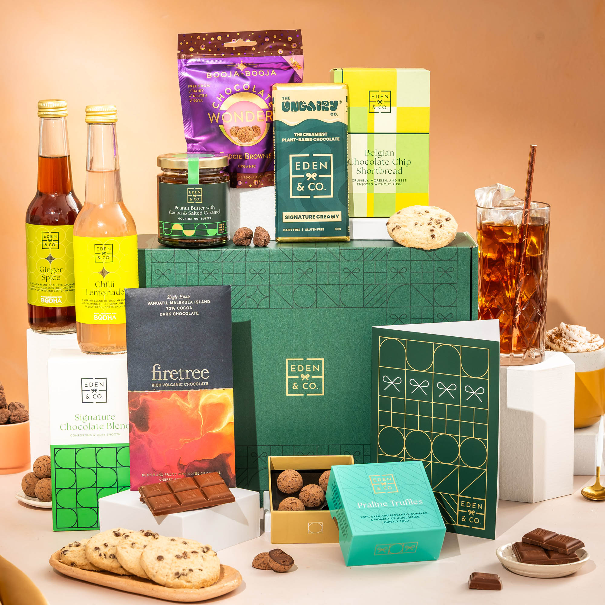 Gluten Free Luxury Chocolate Hamper With Gift Card - Alcohol Optional ...