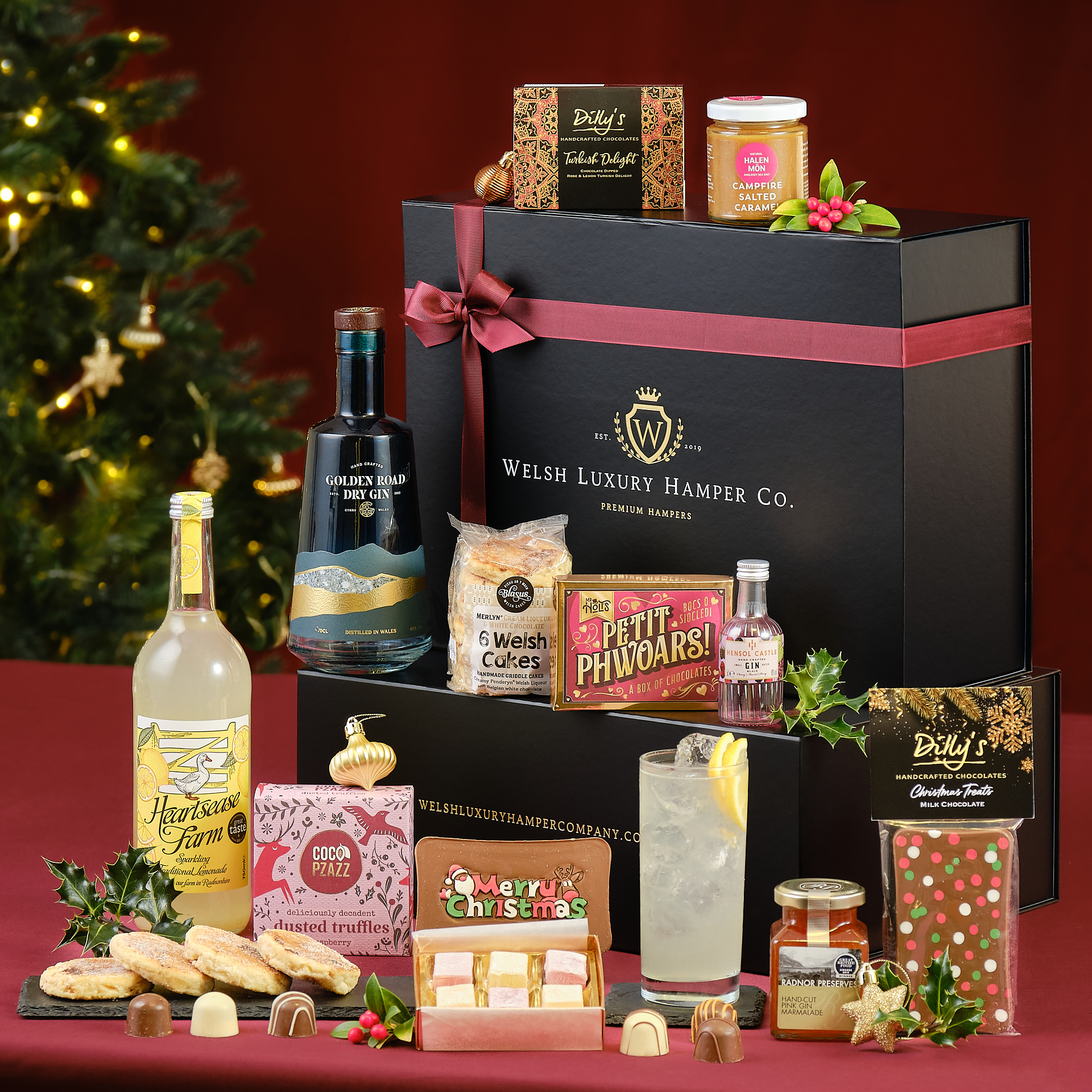 The Christmas Gin Hamper - Yumbles.com