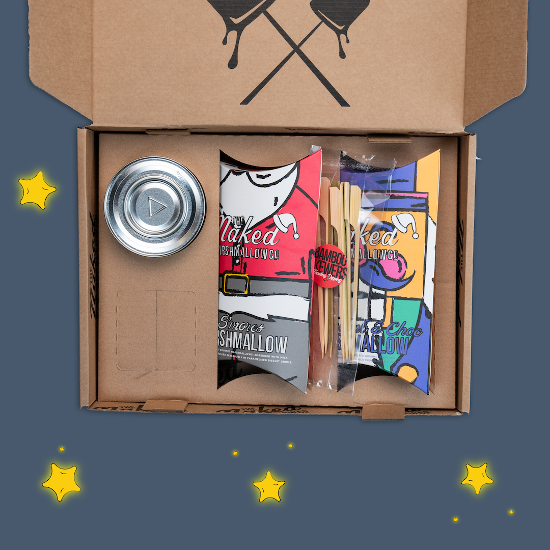 Festive Marshmallow Toasting Gift Set - Yumbles.com