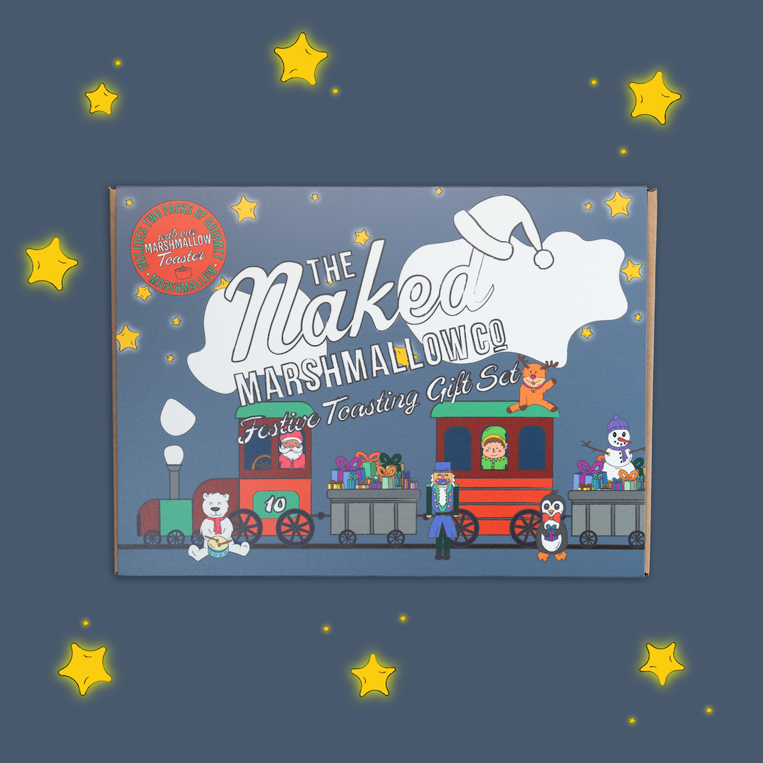 Festive Marshmallow Toasting Gift Set - Yumbles.com