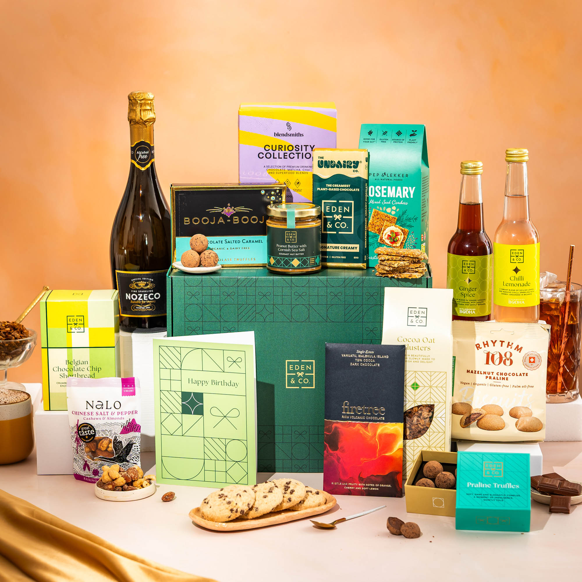 Happy Birthday Luxury Hamper with Gift Card - Alcohol Optional ...