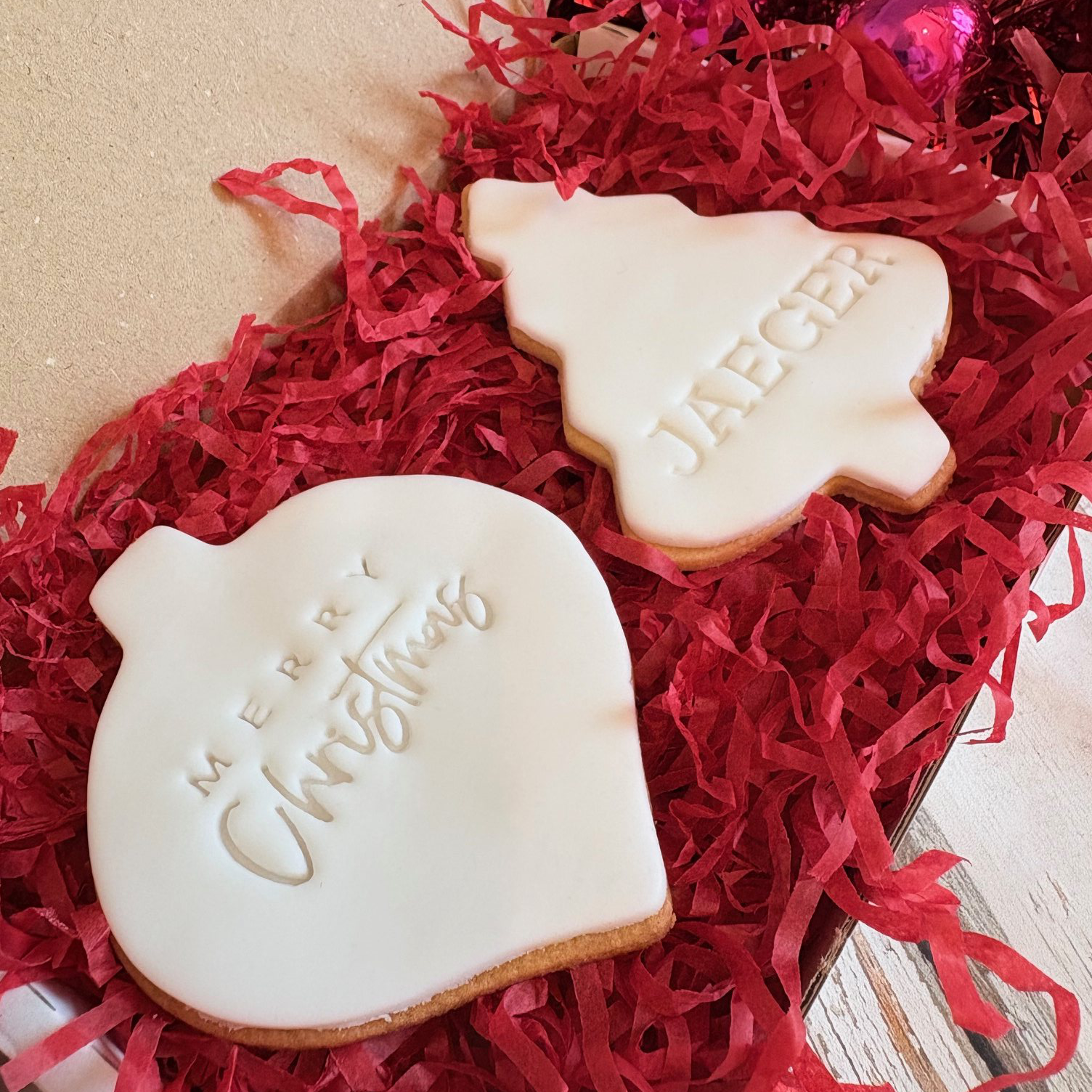 Corporate Christmas Biscuit Gift Box - Branded Iced Biscuits with Your ...