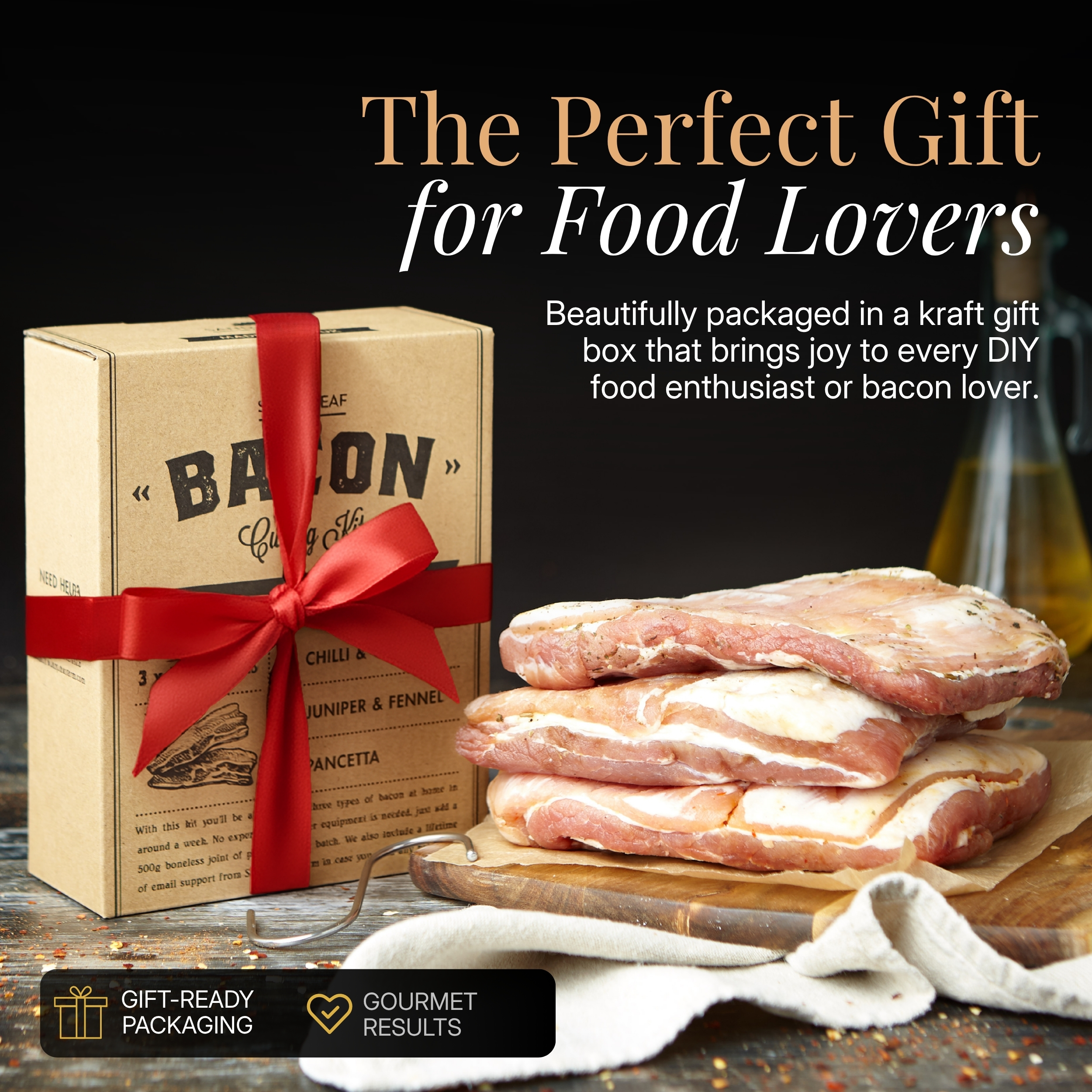 Bacon Curing Kit - Cure Your Own Bacon - Pancetta, Fennel & Juniper and ...