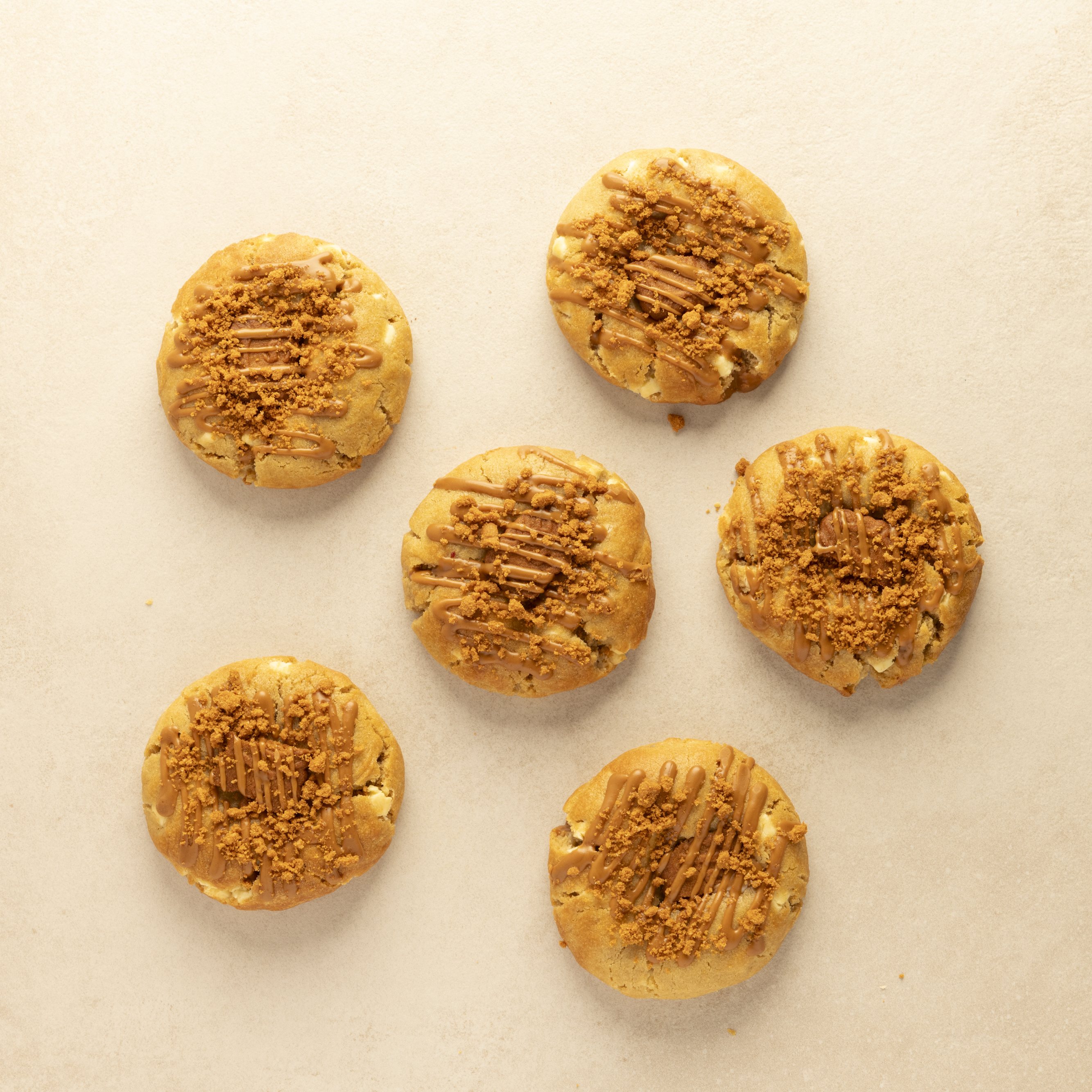 Egg Free Biscoff & Belgian Chocolate Cookie Box of 6 - Yumbles.com