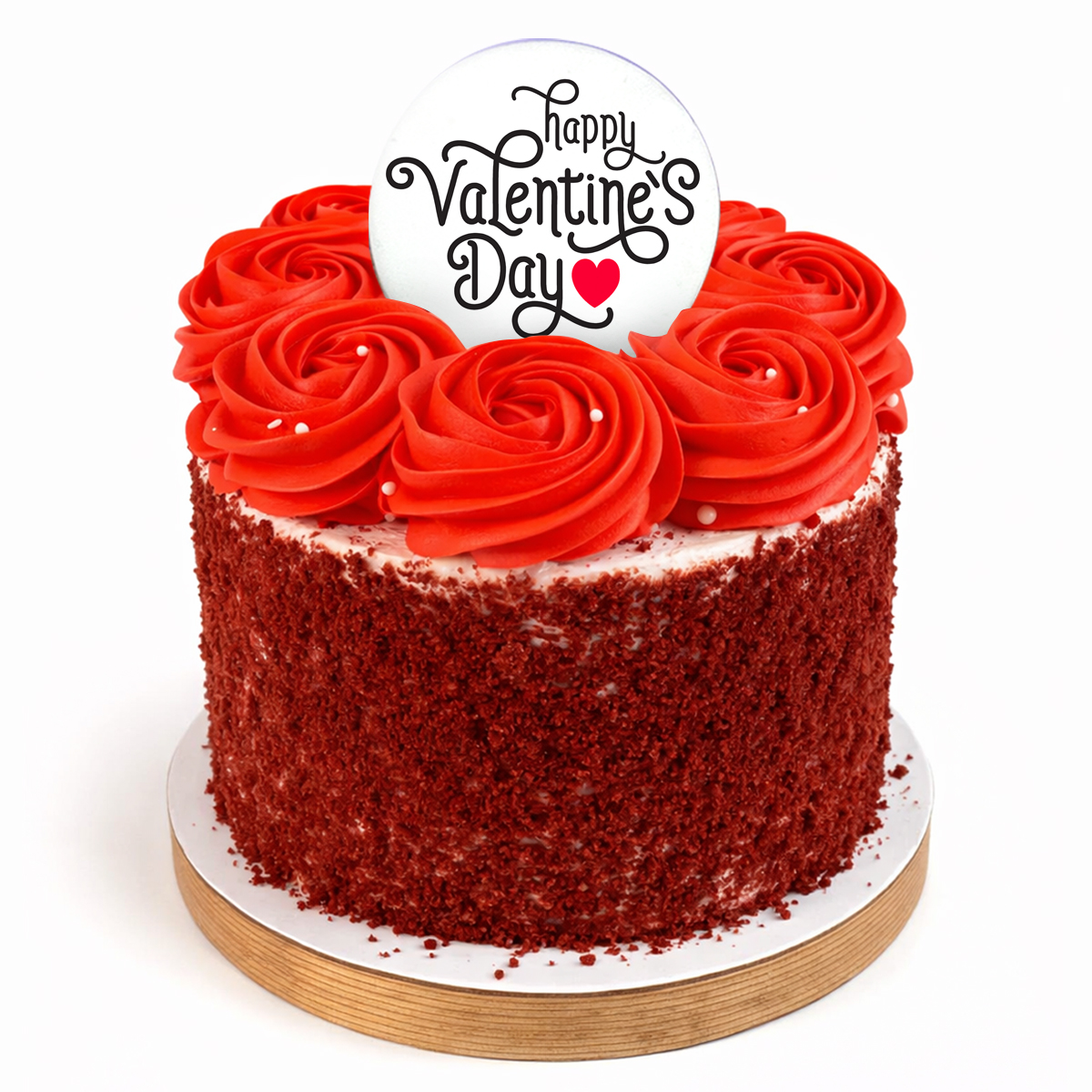 Red Velvet Valentine's Cake - Yumbles.com