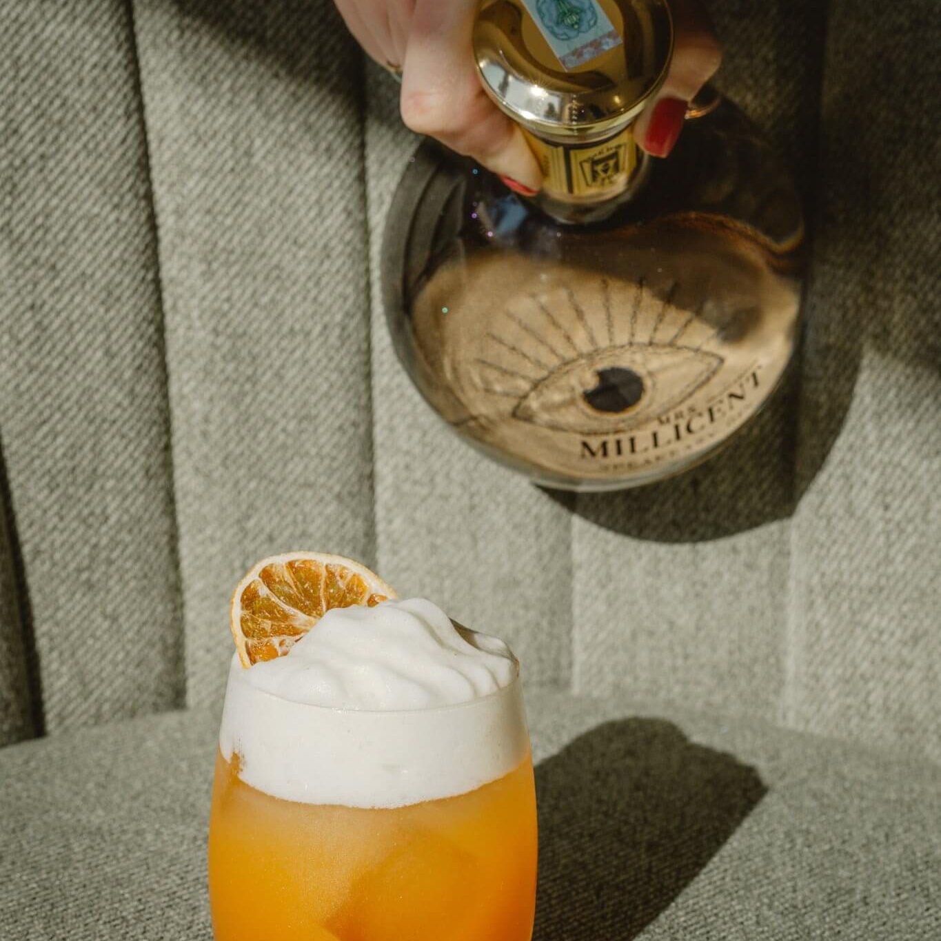 Mrs. Millicent Gin | New Wave Gin 44.4% ABV | Citrusy Flavour & Infused ...