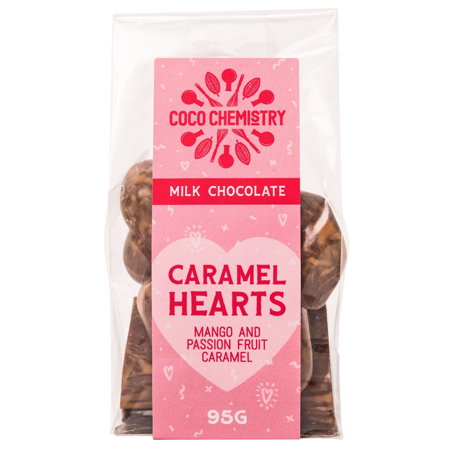 Mother's Day Mango & Passion Fruit Heart Truffles - Yumbles.com