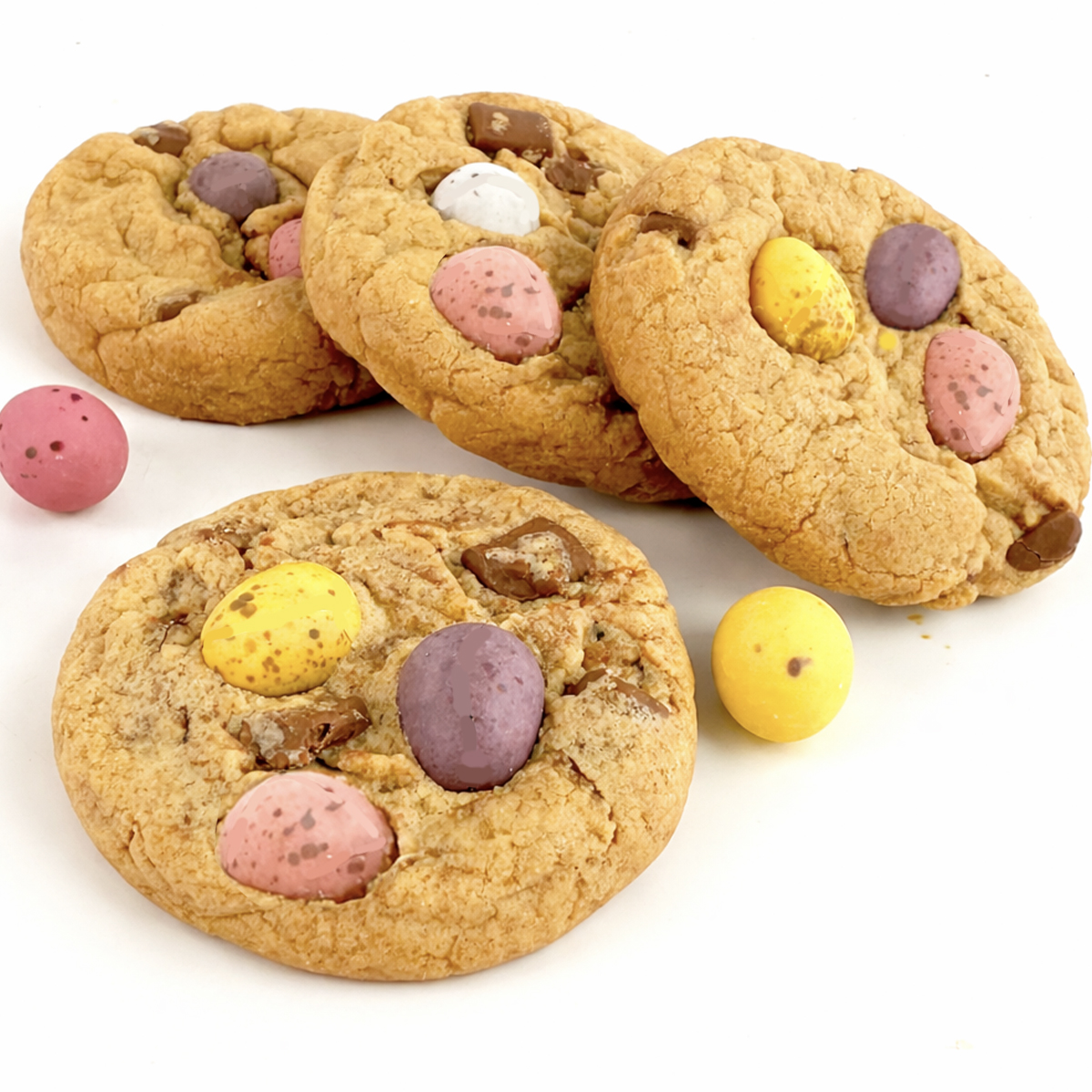 Mini Egg Easter Cookies - Box of 4 - Yumbles.com