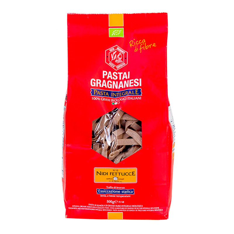 Organic Wholewheat Fettuccine Pasta 500g - Yumbles.com